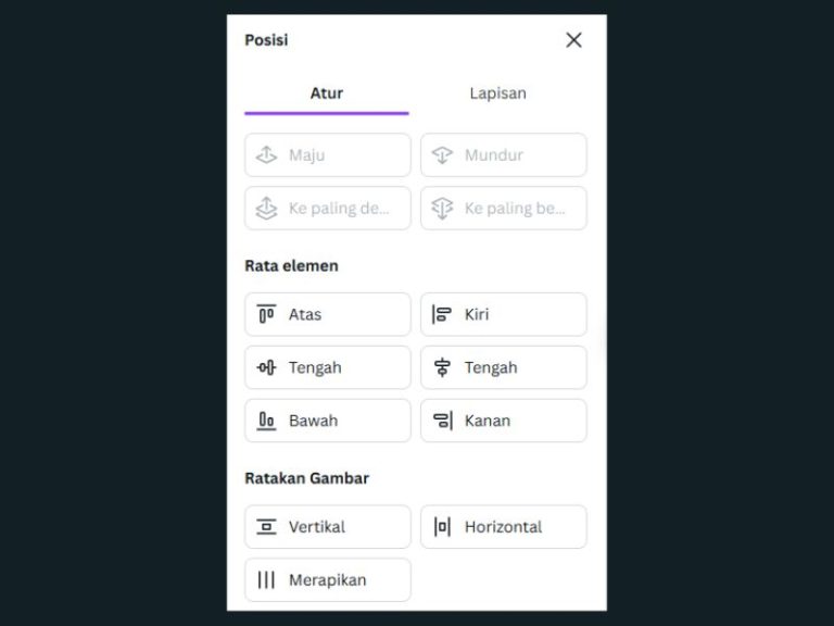 Tutorial Posisi Elemen Canva: Rata Elemen dan Ratakan Gambar ...
